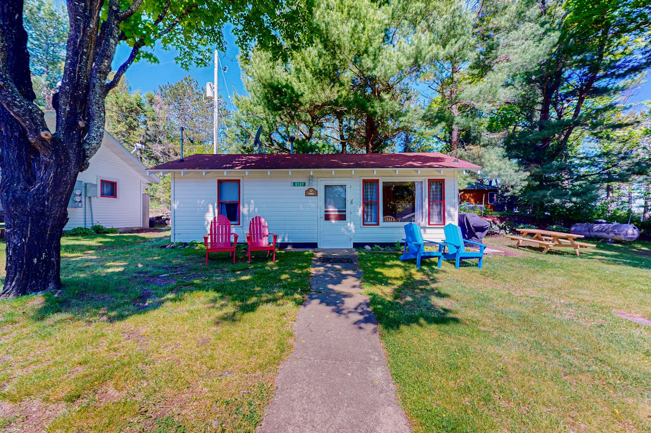 The Patio at McPartlin's | 1 Bed Phelps, WI Cabin | Vacasa