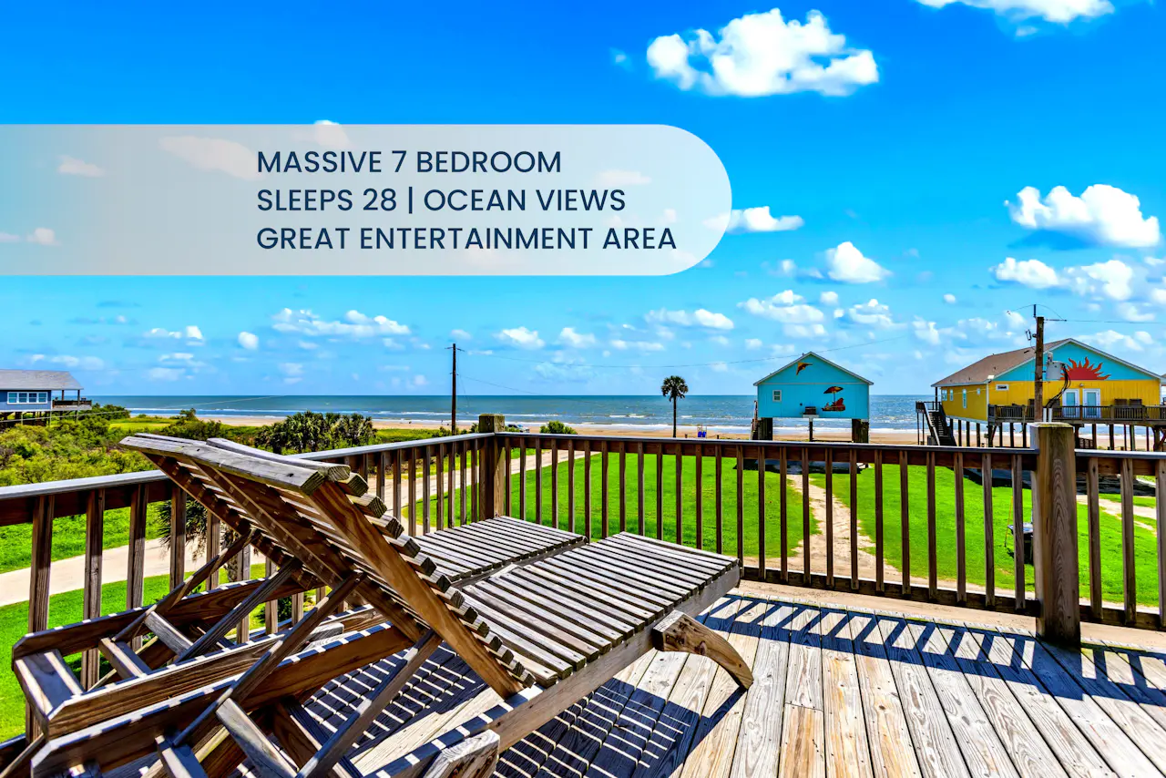 Walk To Sea | 7 Bed Gilchrist, TX House | Vacasa