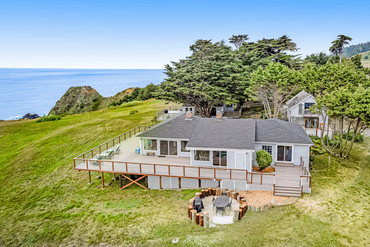 Oceanfront Home in Elk-Panoramic Views & Firepit | 3 Bed Elk, CA House ...
