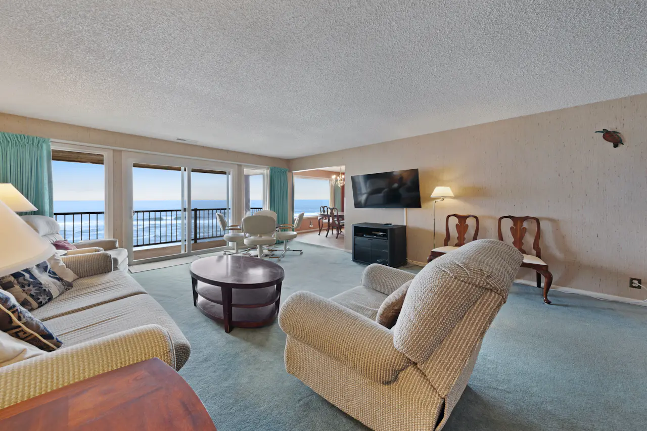 Lovely oceanfront condo with sweeping water views and balcony | 2 Bed ...