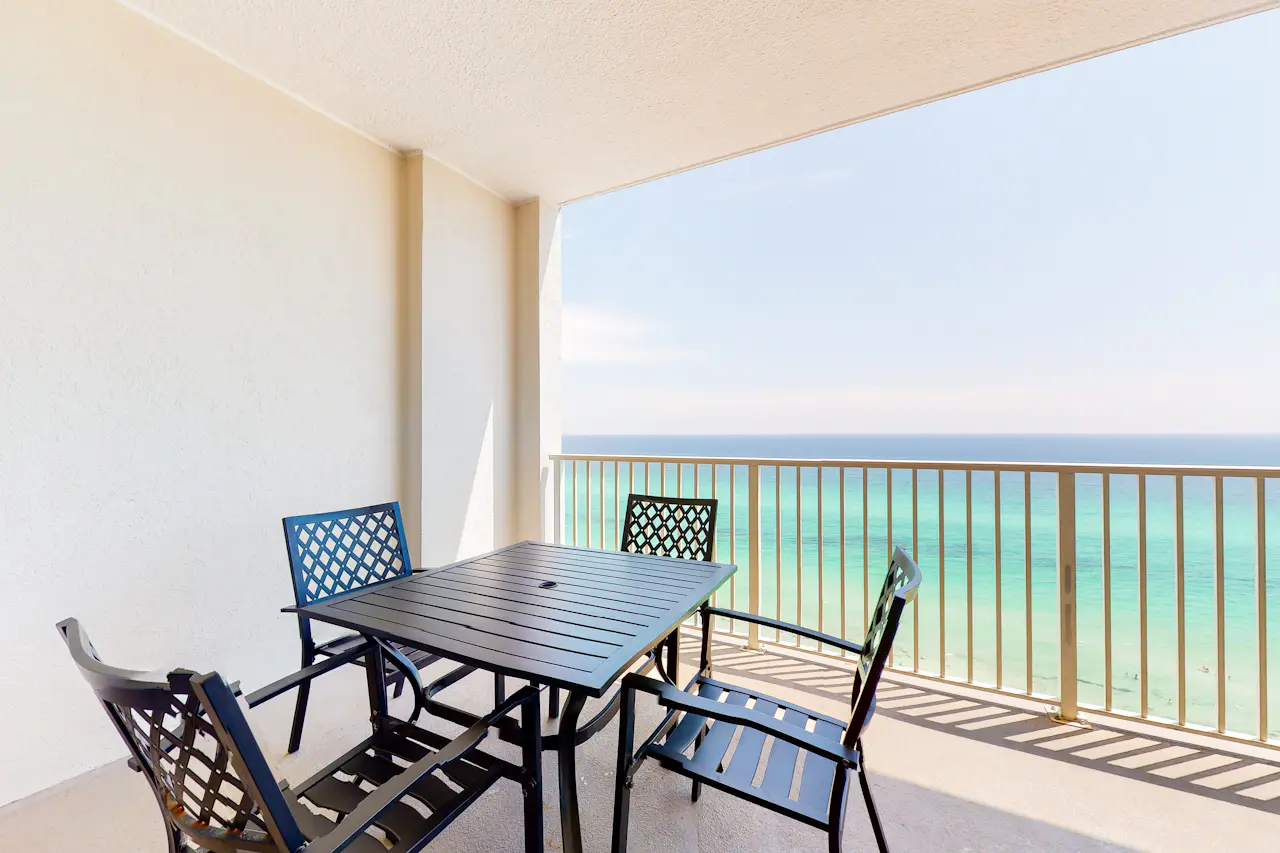 15th Floor Beach Condo with Furnished Balcony, Gulf View, Shared Pools ...