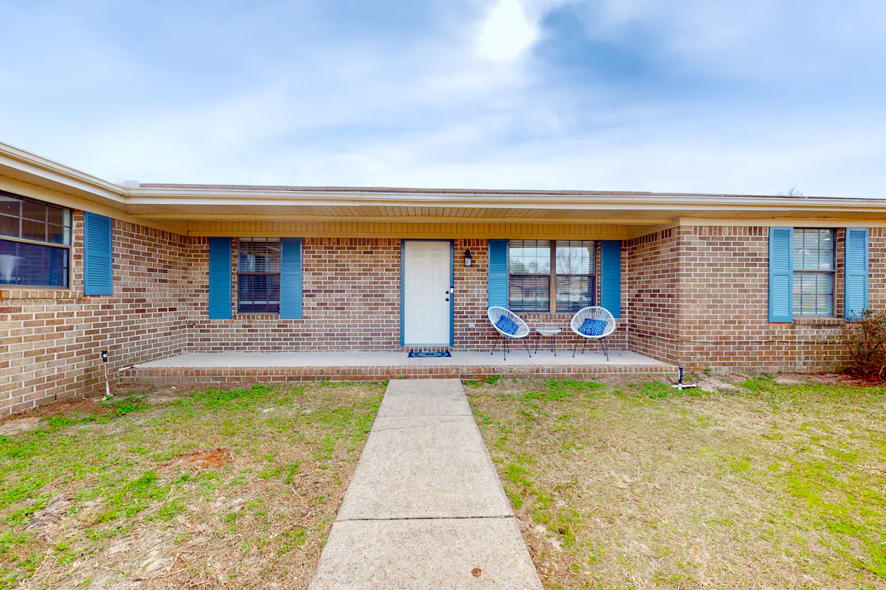 Colorful home with inviting patio, pack-n-play, WiFi, & washer&dryer ...